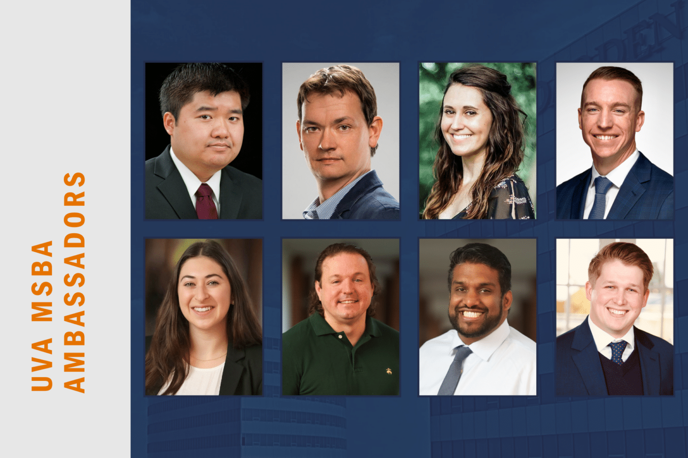Meet the 2023-2024 M.S. in Business Analytics Student Ambassadors - UVA M.S. in Business Analytics